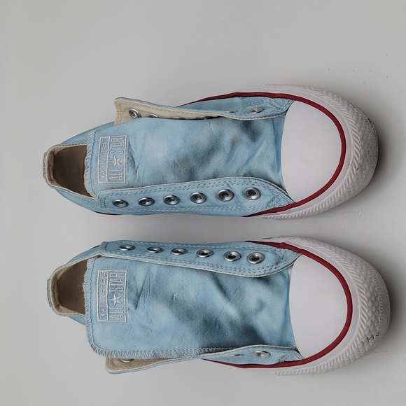 Converse | Shoes | Converse Womens 75 Blue Satin | Poshmark